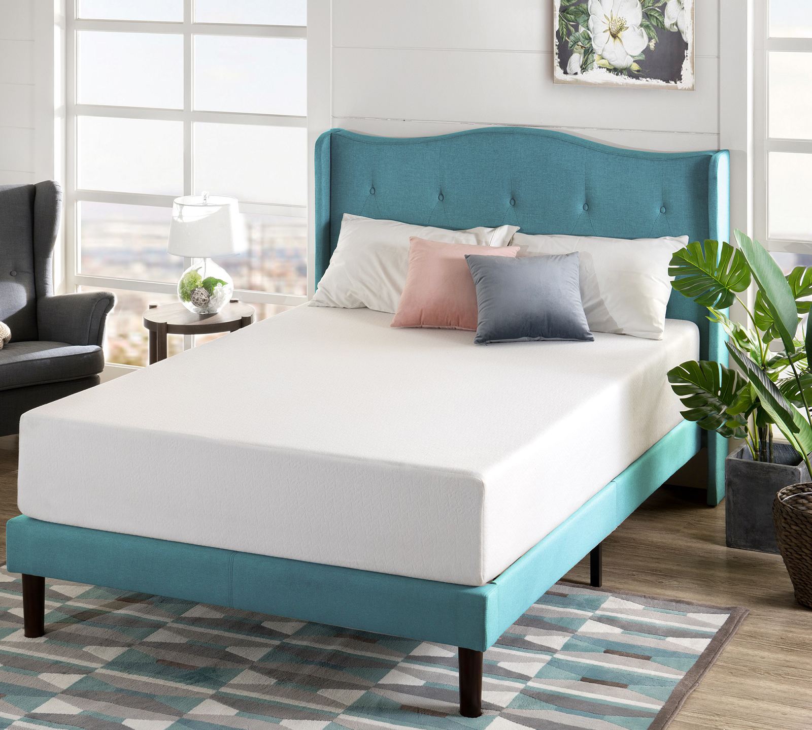 Zinus 12 Green Tea Memory Foam Mattress Queen Size 12 inch