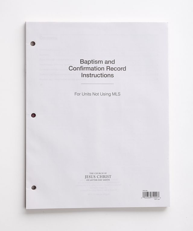 Baptism and Confirmation Record (pack of 25)