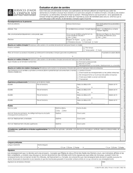 Career Assessment and Plan