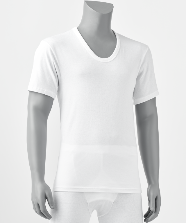 Men's 100% Cotton Round Neck Top