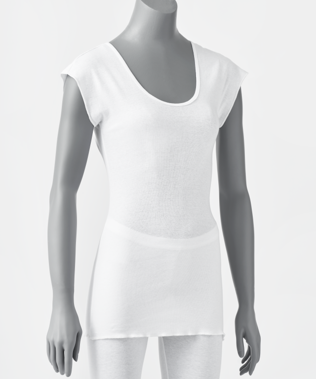 Women's 100% Cotton Rib Knit Chemise