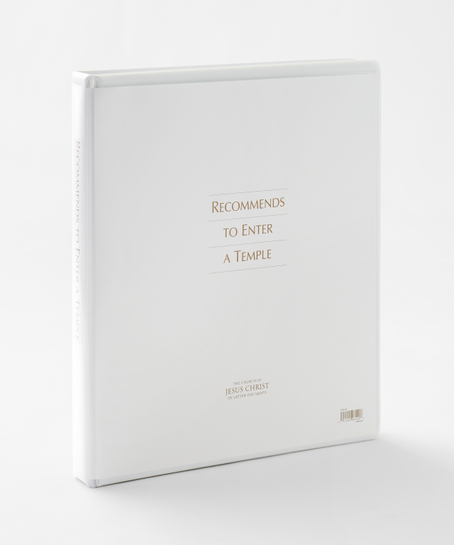 Recommends to Enter a Temple Binder
