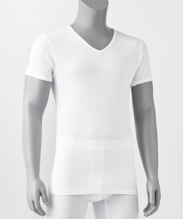 Men's Stretch Cotton V-Neck