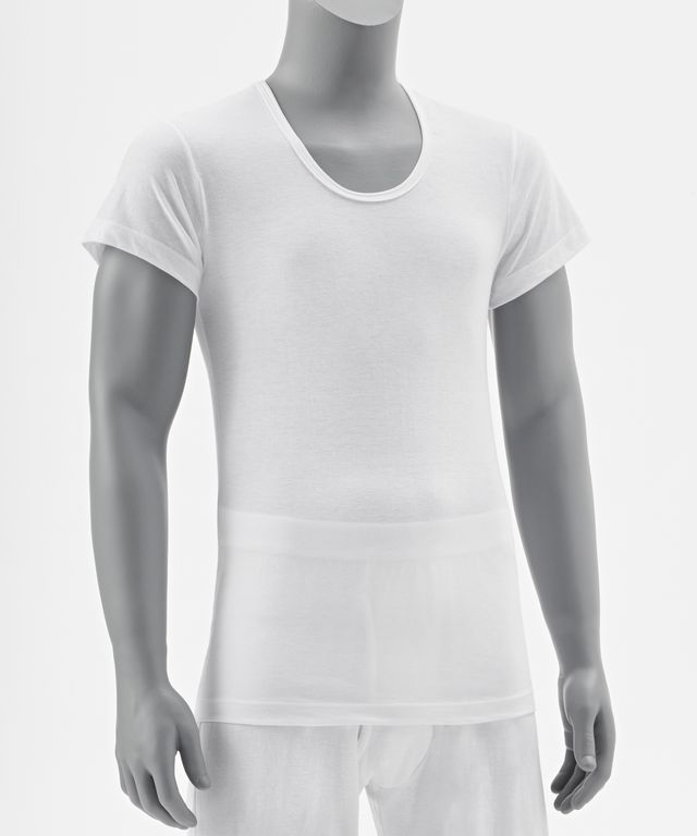 Men's 60/40 Cotton-Poly Round Neck Top