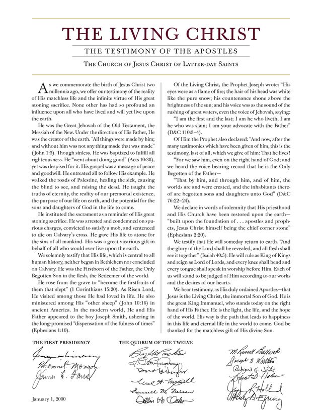 The Living Christ: The Testimony of the Apostles