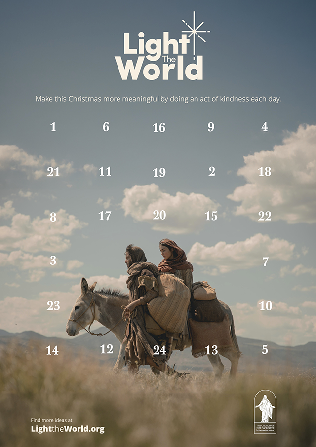 Light the World Advent Calendar (pack of 50) | United Kingdom Store