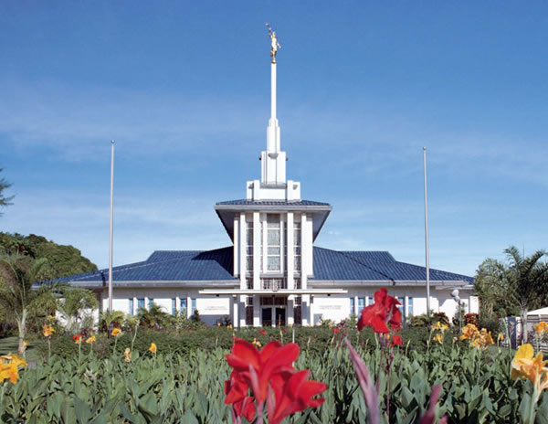 Papeete Tahiti Temple Picture