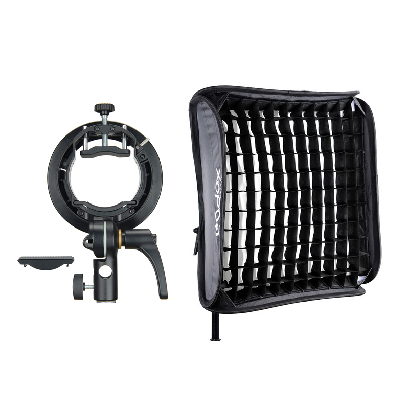 Godox 80X80 Softbox with Grid & S2 Bracket | Henry's
