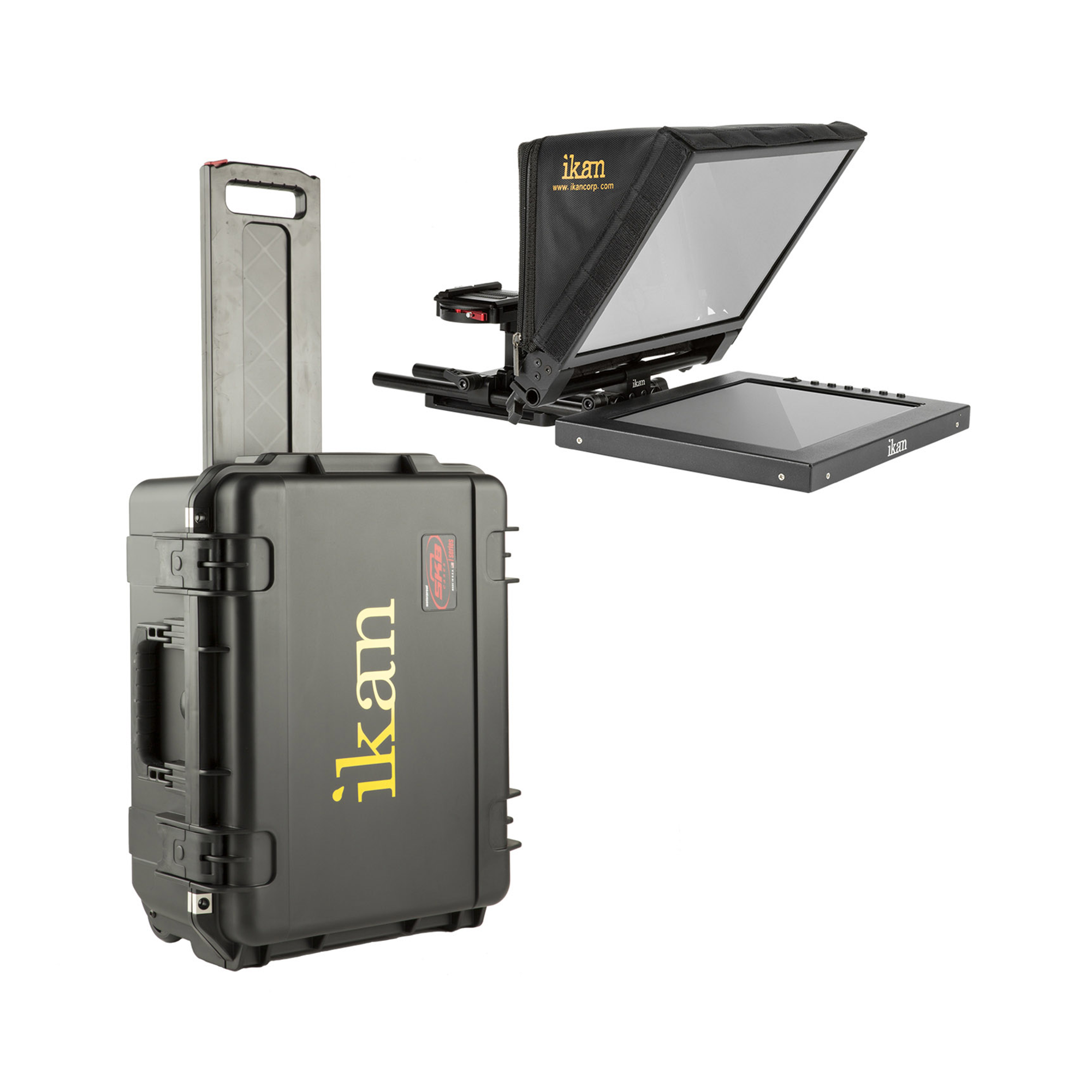 Ikan PT1200 Teleprompter Travel Kit with Rolling Hard Case | Henry's