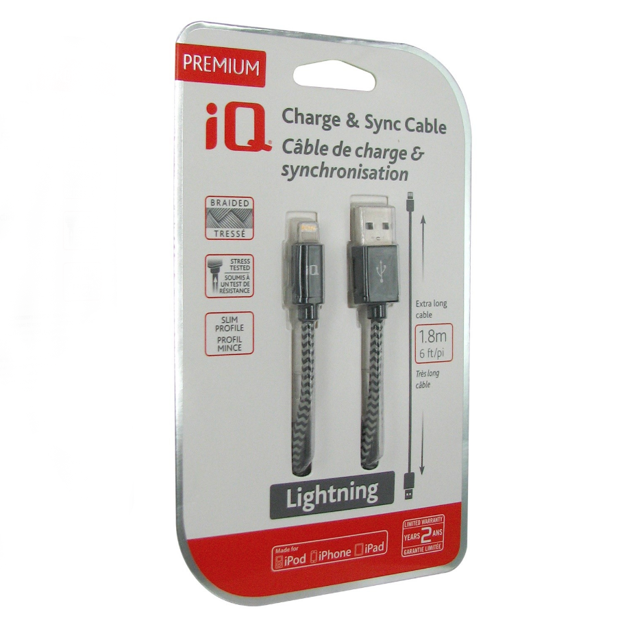 Iq Lightning Charge and Sync Cable 6 Ft | Henry's