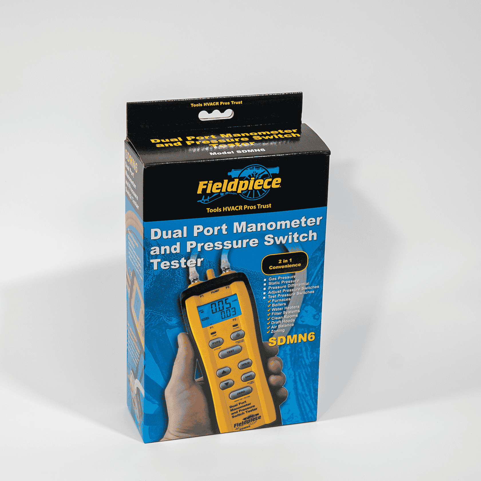 DUAL PORT MANOMETER And PRESURE SWITCH TESTER