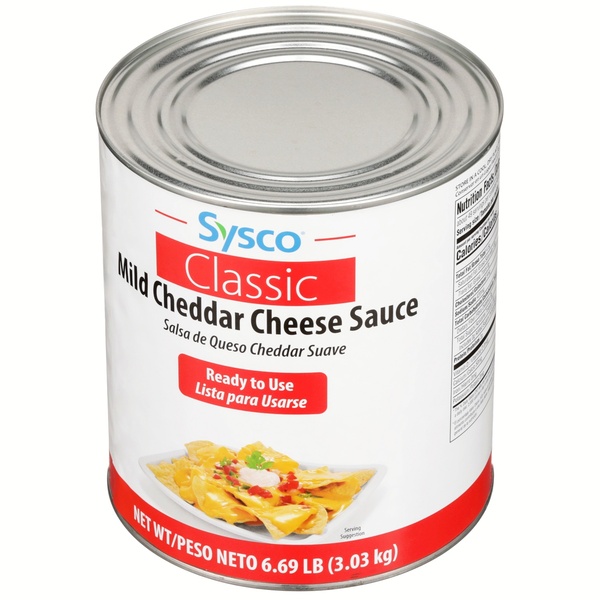 Sauce Cheese Cheddar Mild Zero Trans Fat