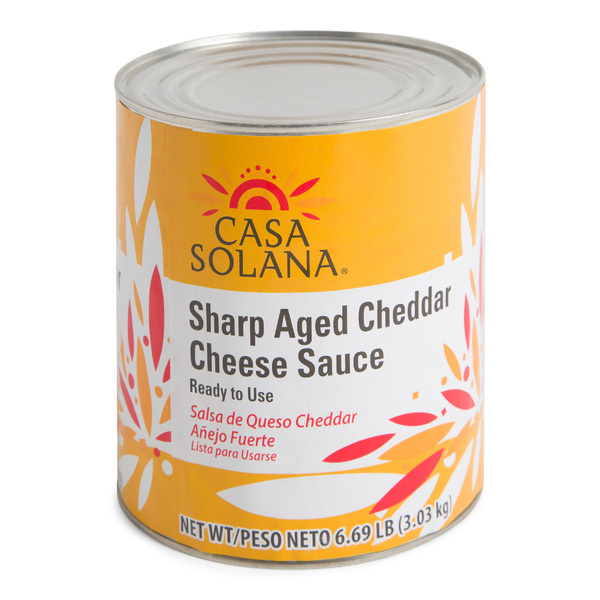 Sauce Cheese Cheddar Aged Sharp Zero Trans Fat