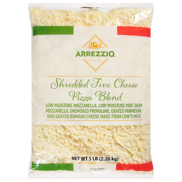 Cheese Mozzarella Pizza Blend Feathered