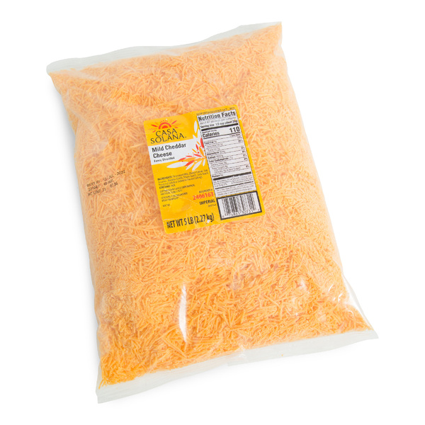 Cheese Cheddar Mild Fancy Shredded Yellow