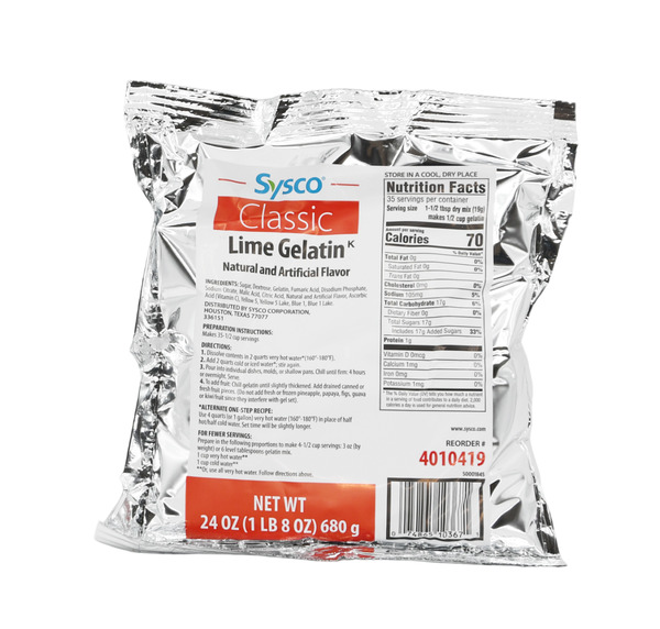 Gelatin Lime