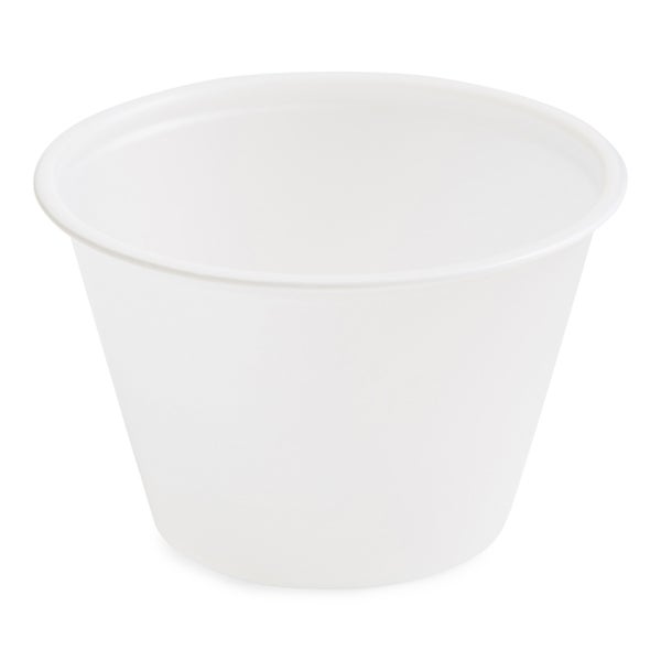 Cup Plastic Translucent Portion 4 Ounce