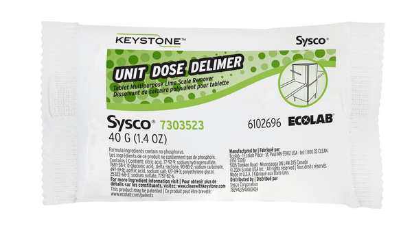 Cleaner Equipment Delimer Tablet Unit Dose