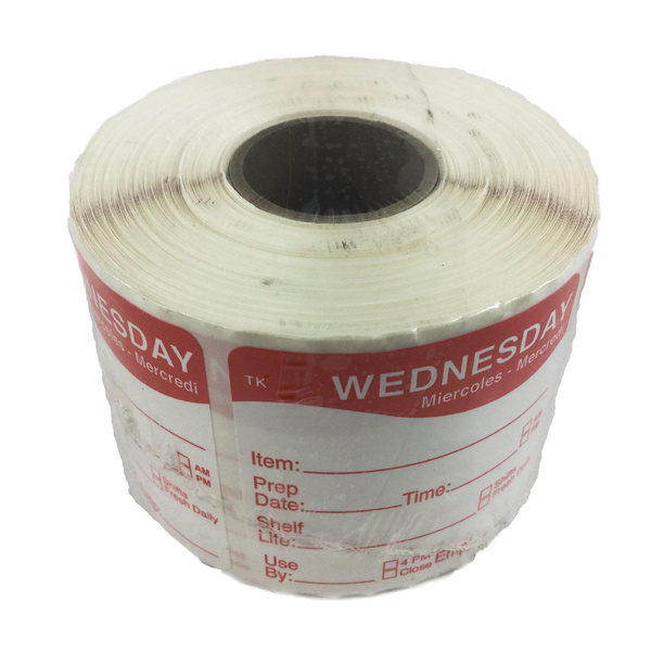 Label Roll Wednesday Repostionable