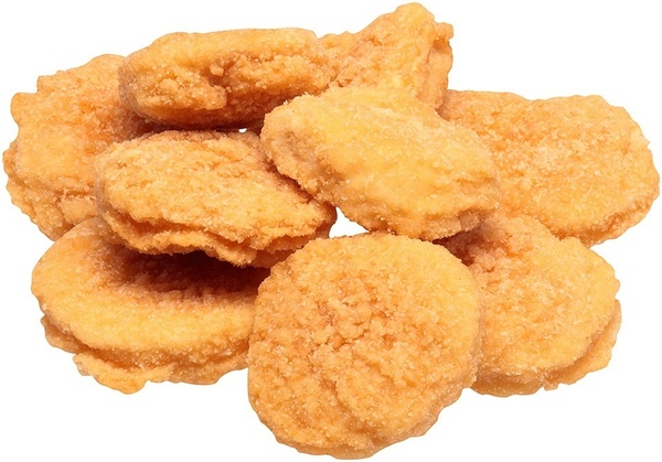 Chicken Breast Patty Nuggets Breaded Fully-cooked