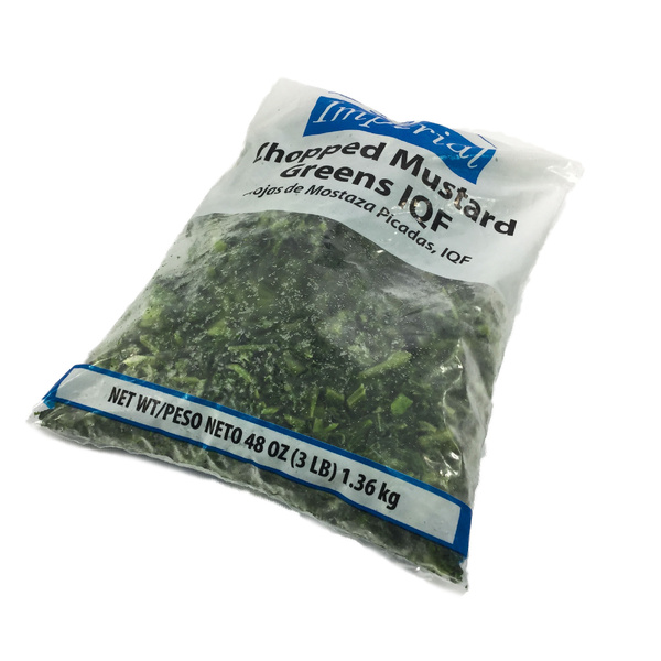 Green Mustard Chopped Individually Quick Frozen