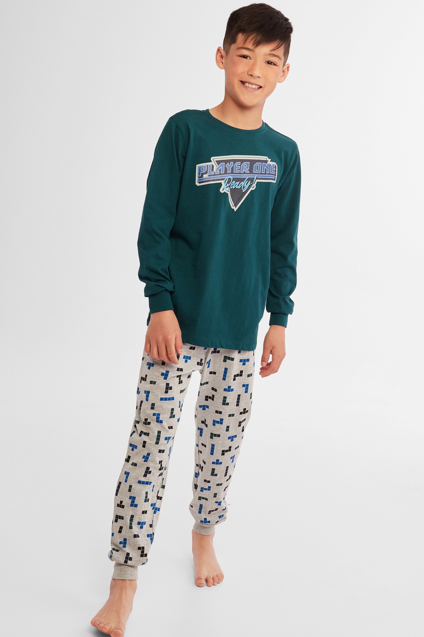 Pyjama 2-pièces imprimé - Ado garçon | Aubainerie