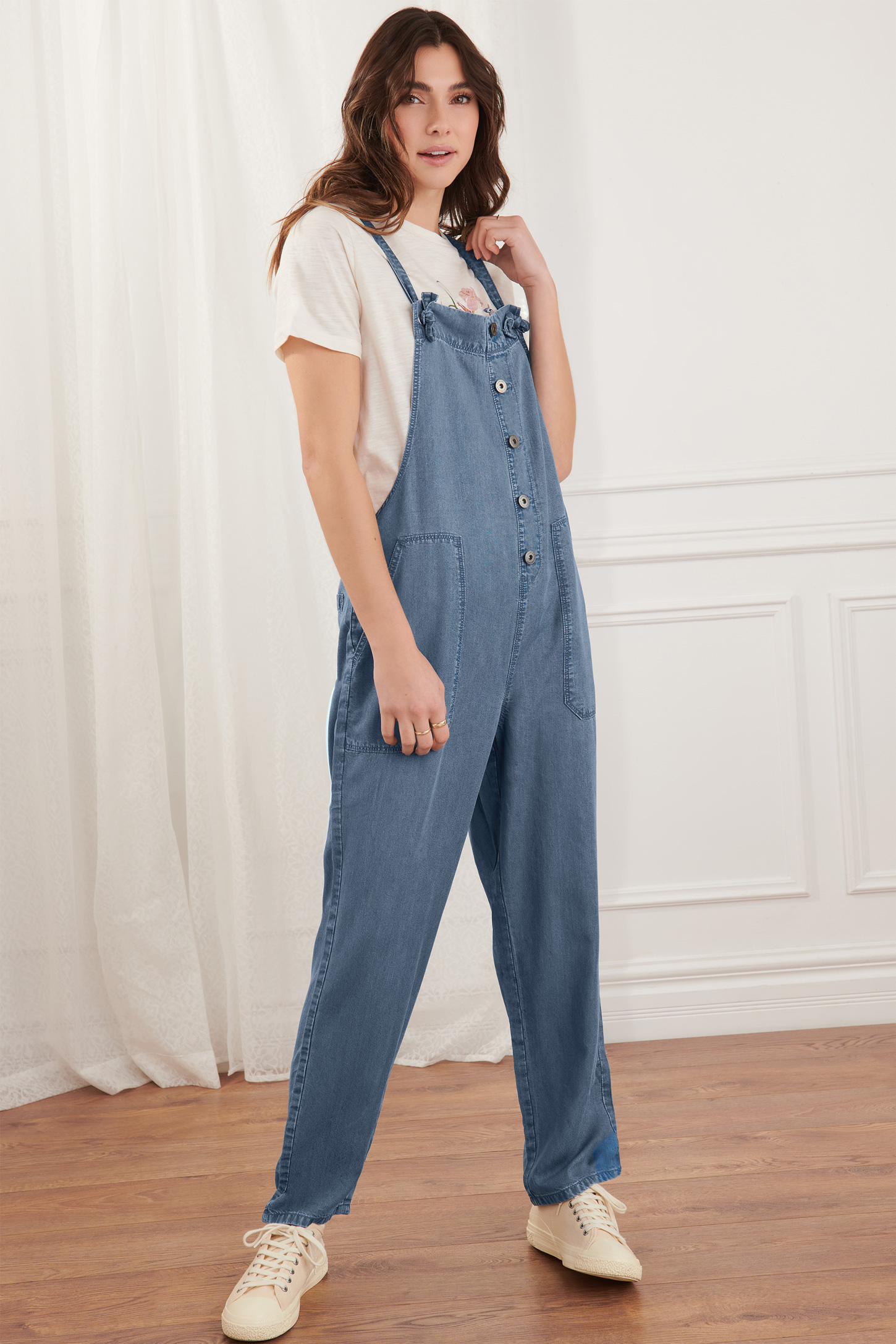 Salopette en Lyocell - Femme | Aubainerie