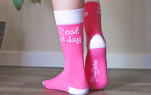 Rosé All Day Socks