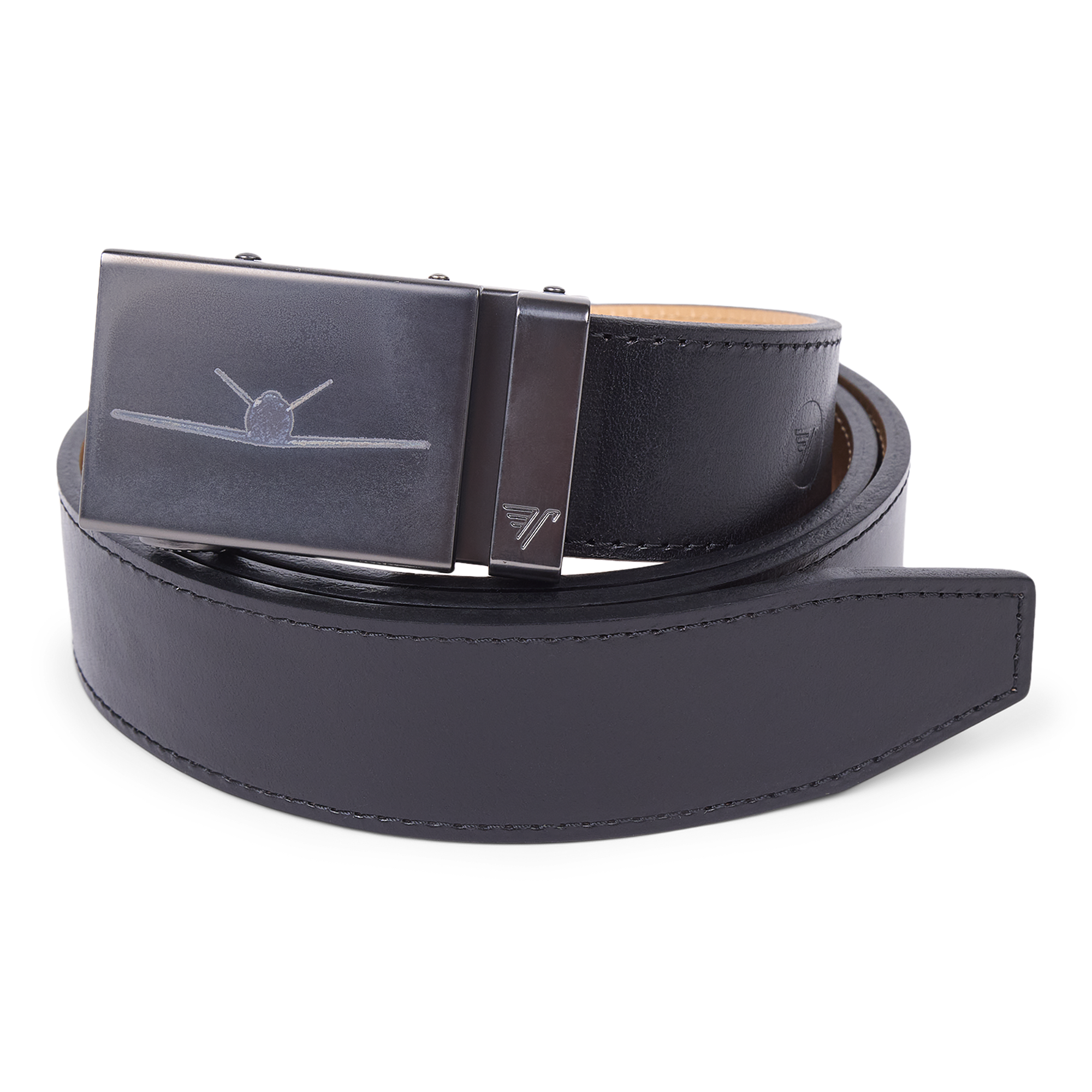 Vision Jet Silhouette Italian Leather Belt | Cirrus Store