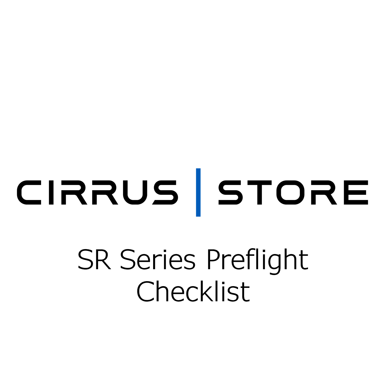 SR22 Abbv. Checklists | Cirrus Store