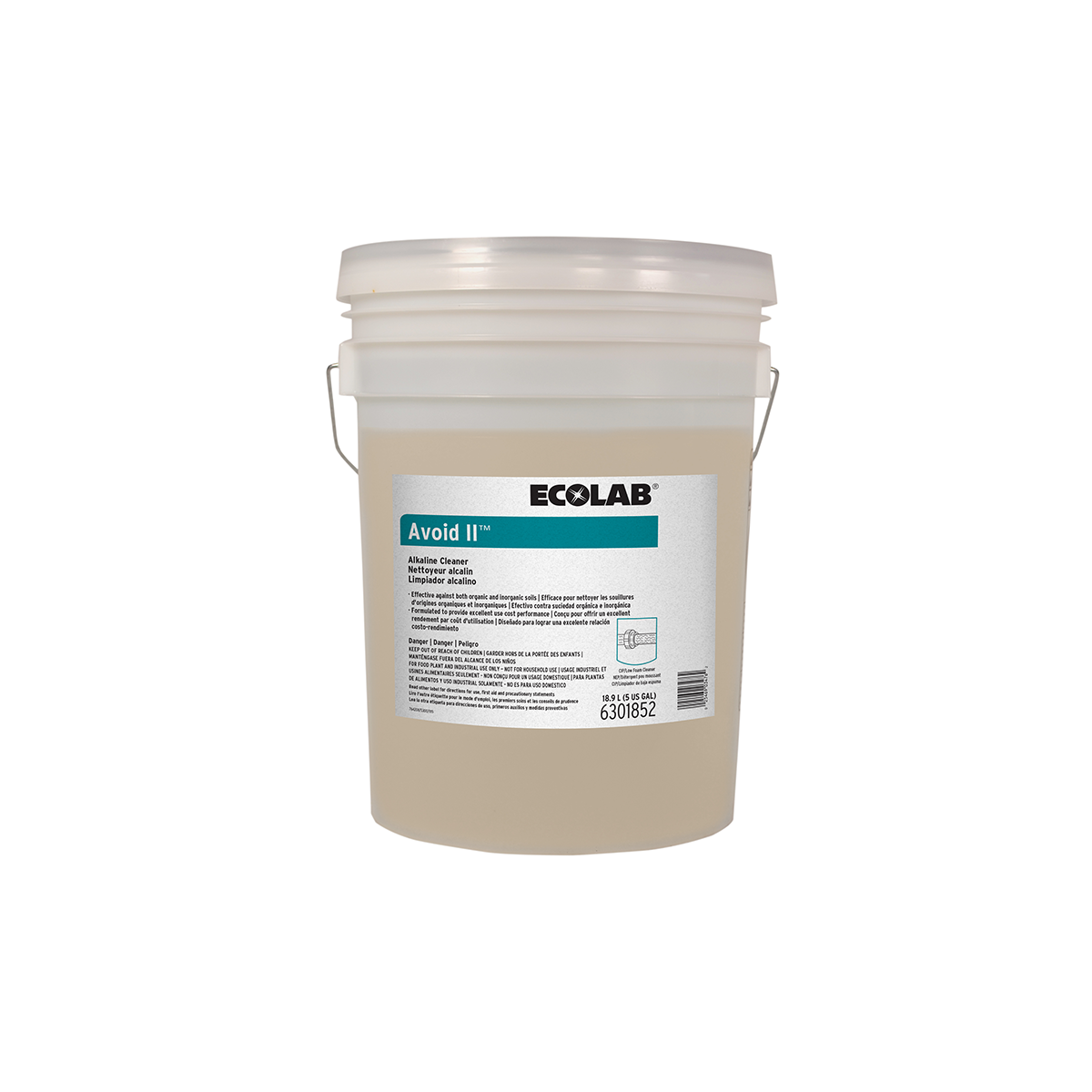 Ecolab Avoid II, Alkaline CIP Cleaner