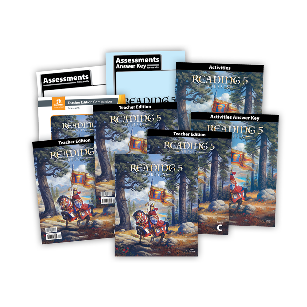 Reading 5 Subject Textbook Kit, 3rd ed. | BJU Press Homeschool