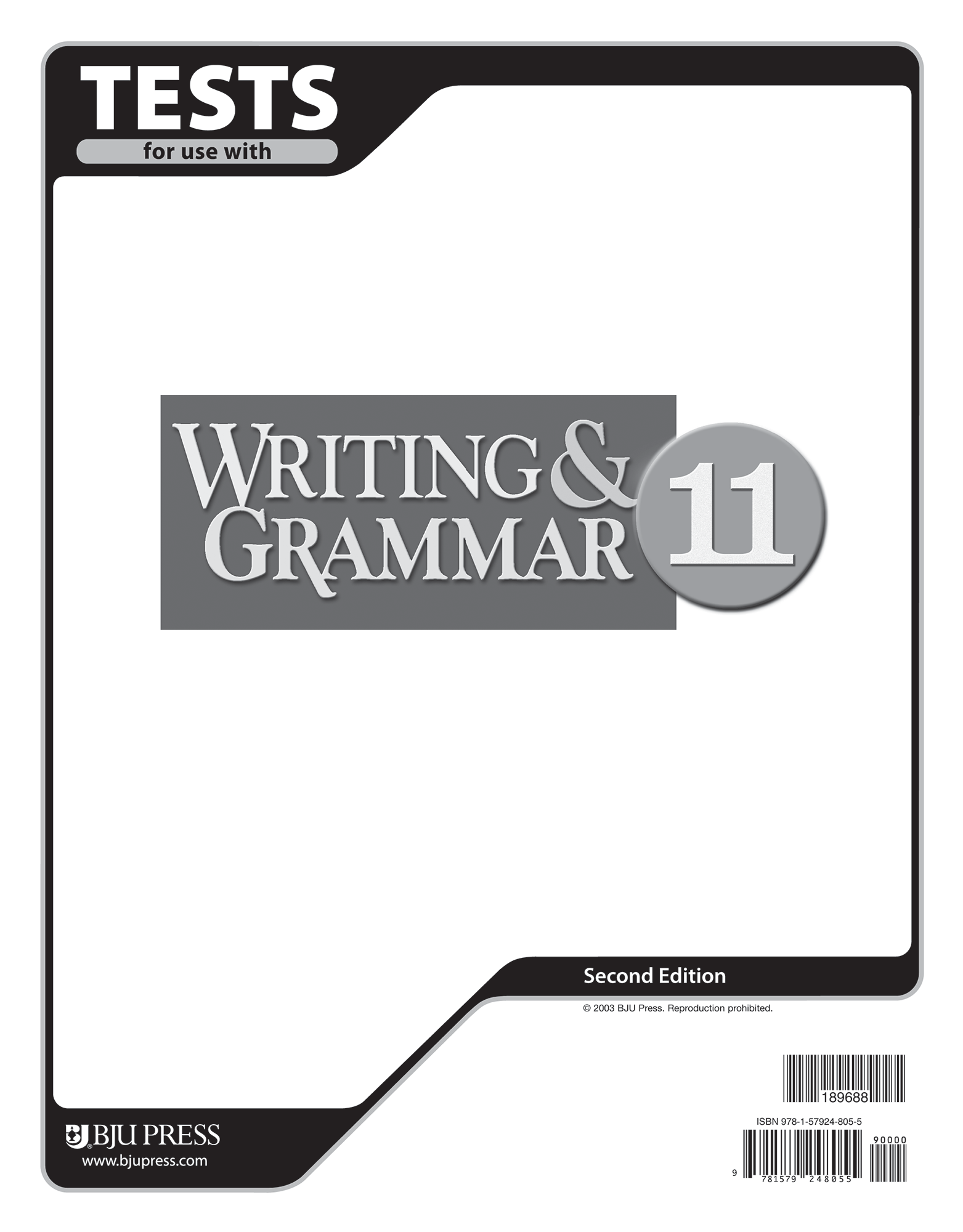 Writing & Grammar 11 Tests, 2nd ed. | BJU Press