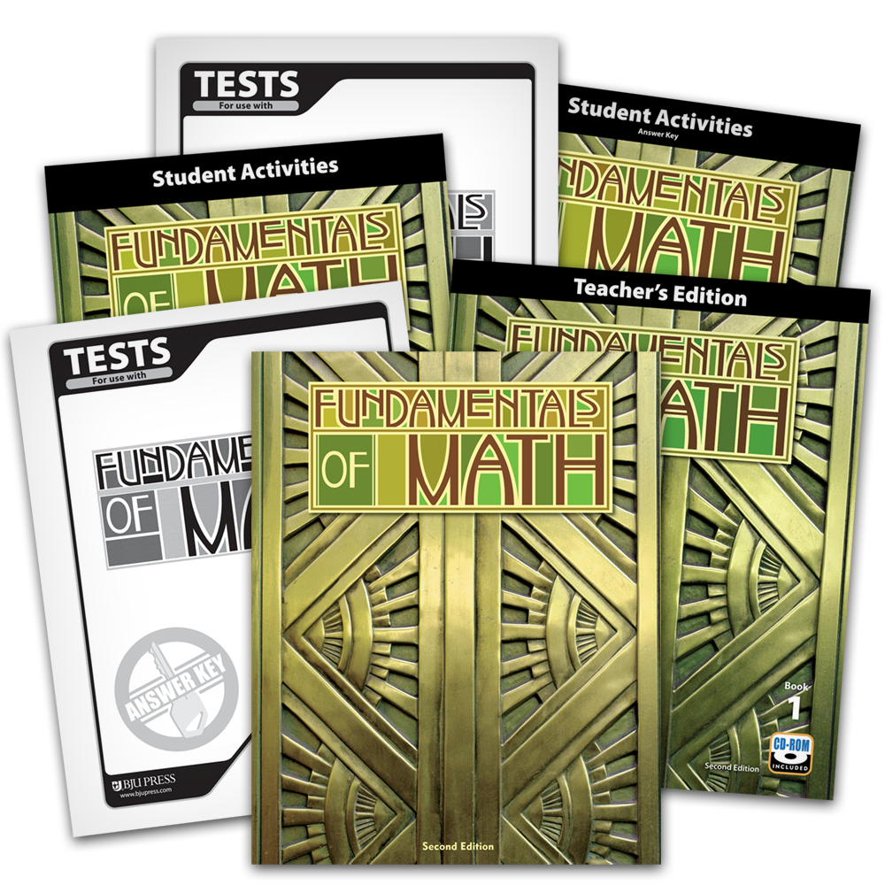 Fundamentals of Math Subject Textbook Kit | BJU Press Homeschool