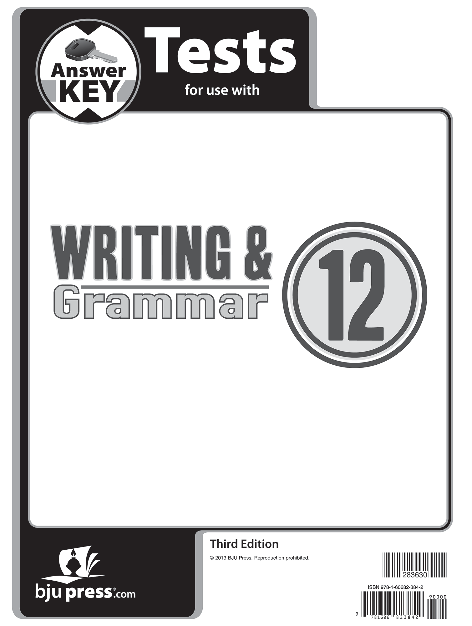 Writing & Grammar 12 Tests Answer Key, 3rd ed. | BJU Press Homeschool