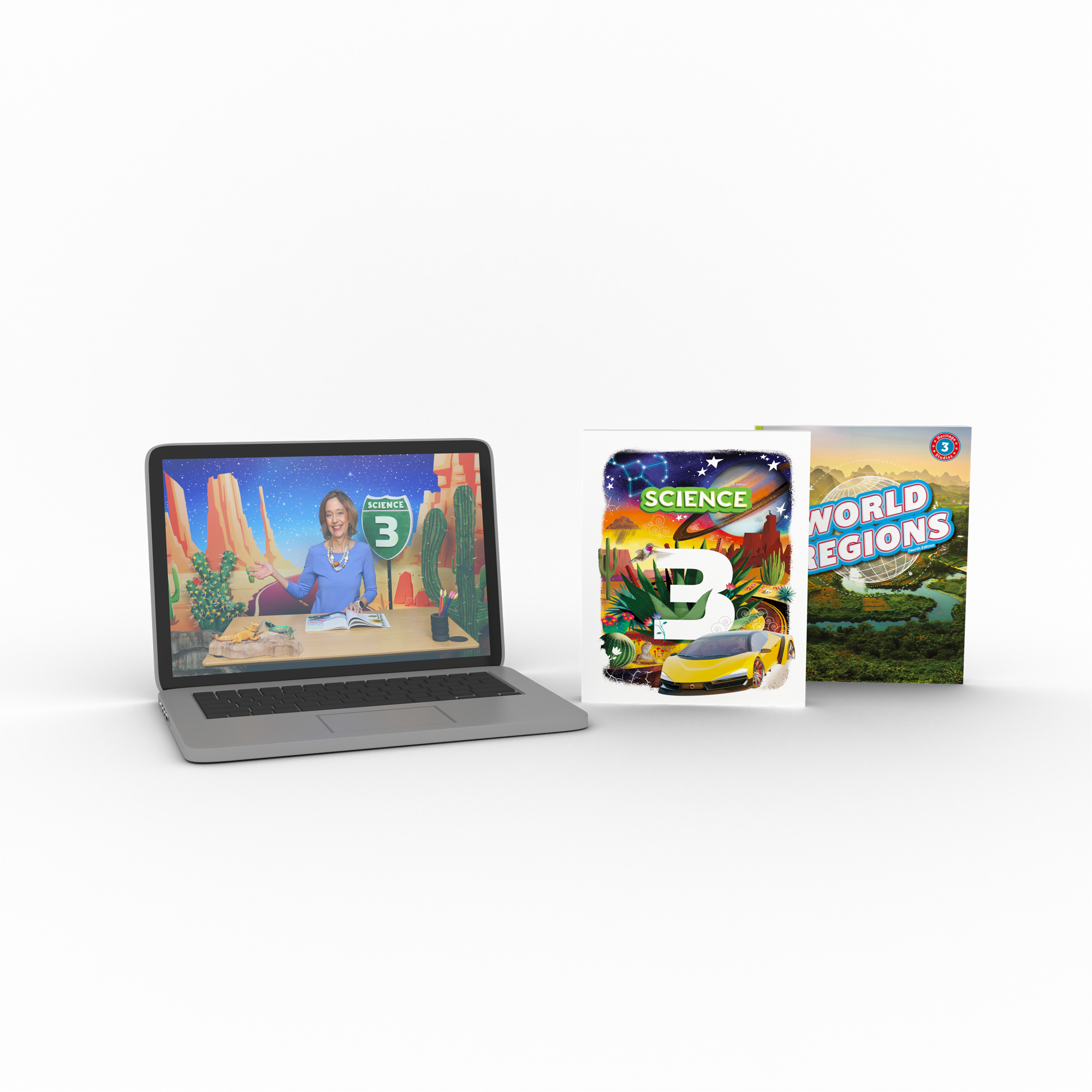 Heritage Studies 3 and Science 3 Online with Books | BJU Press Homeschool