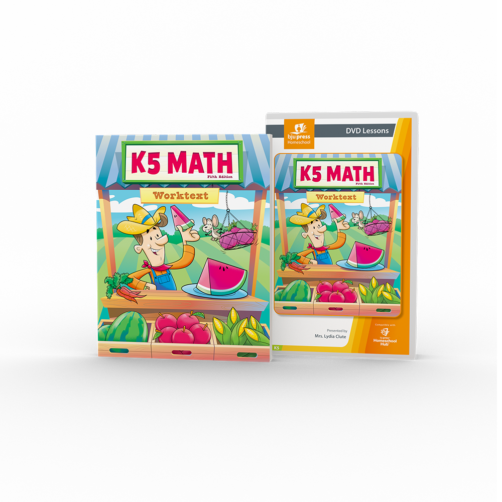 K5 Math DVD with Books, 5th ed. | BJU Press Homeschool