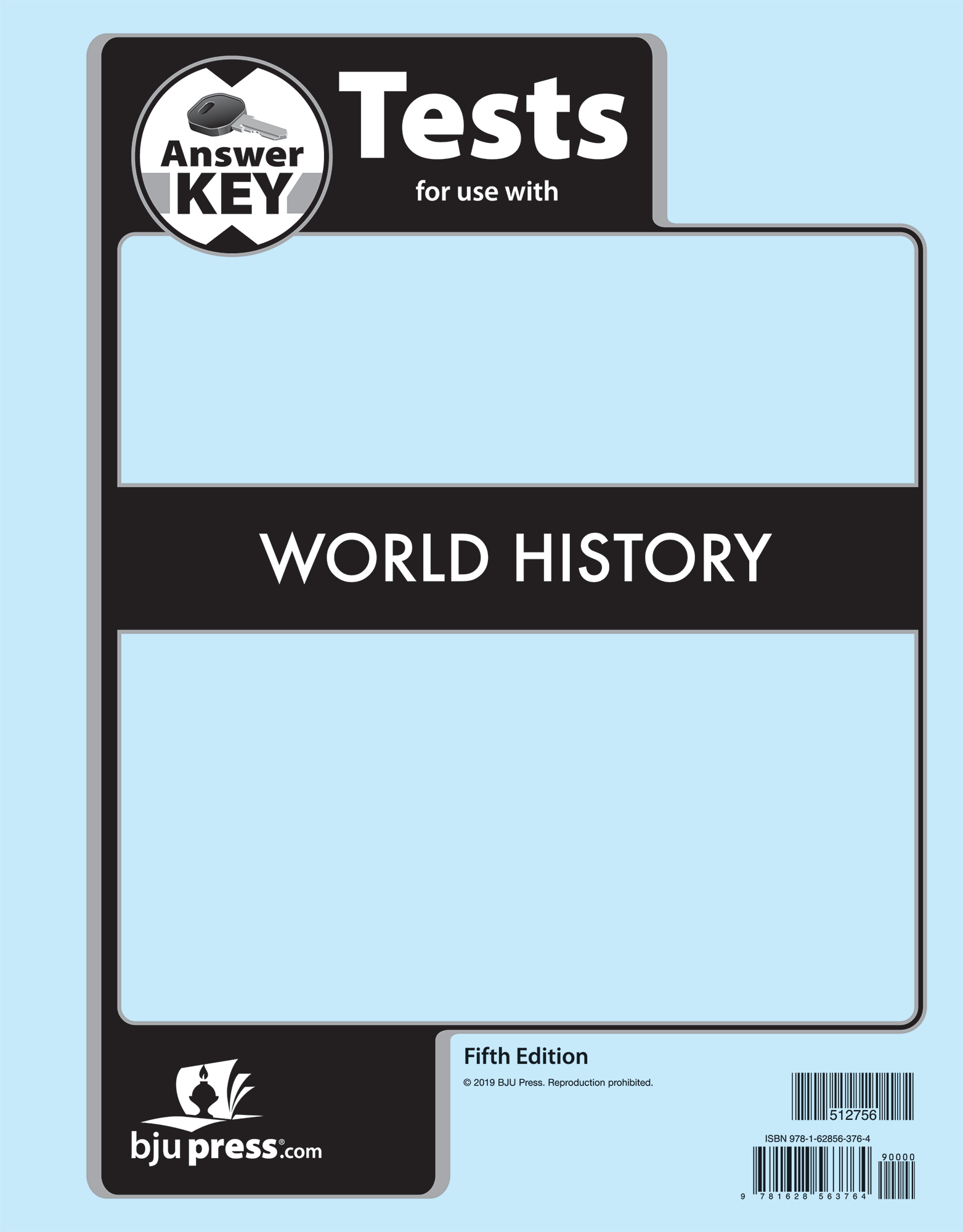 World History Tests Answer Key, 5th ed. | BJU Press