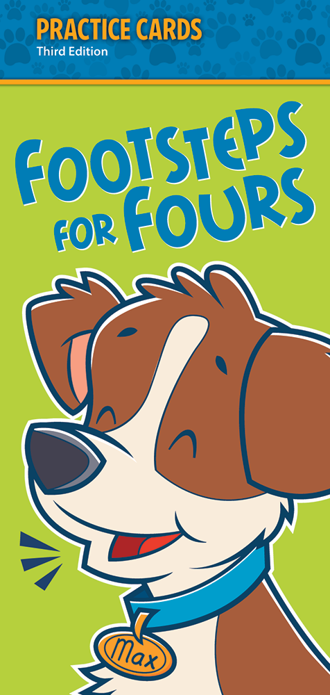 Footsteps for Fours Practice Cards, 3rd ed. | BJU Press Homeschool