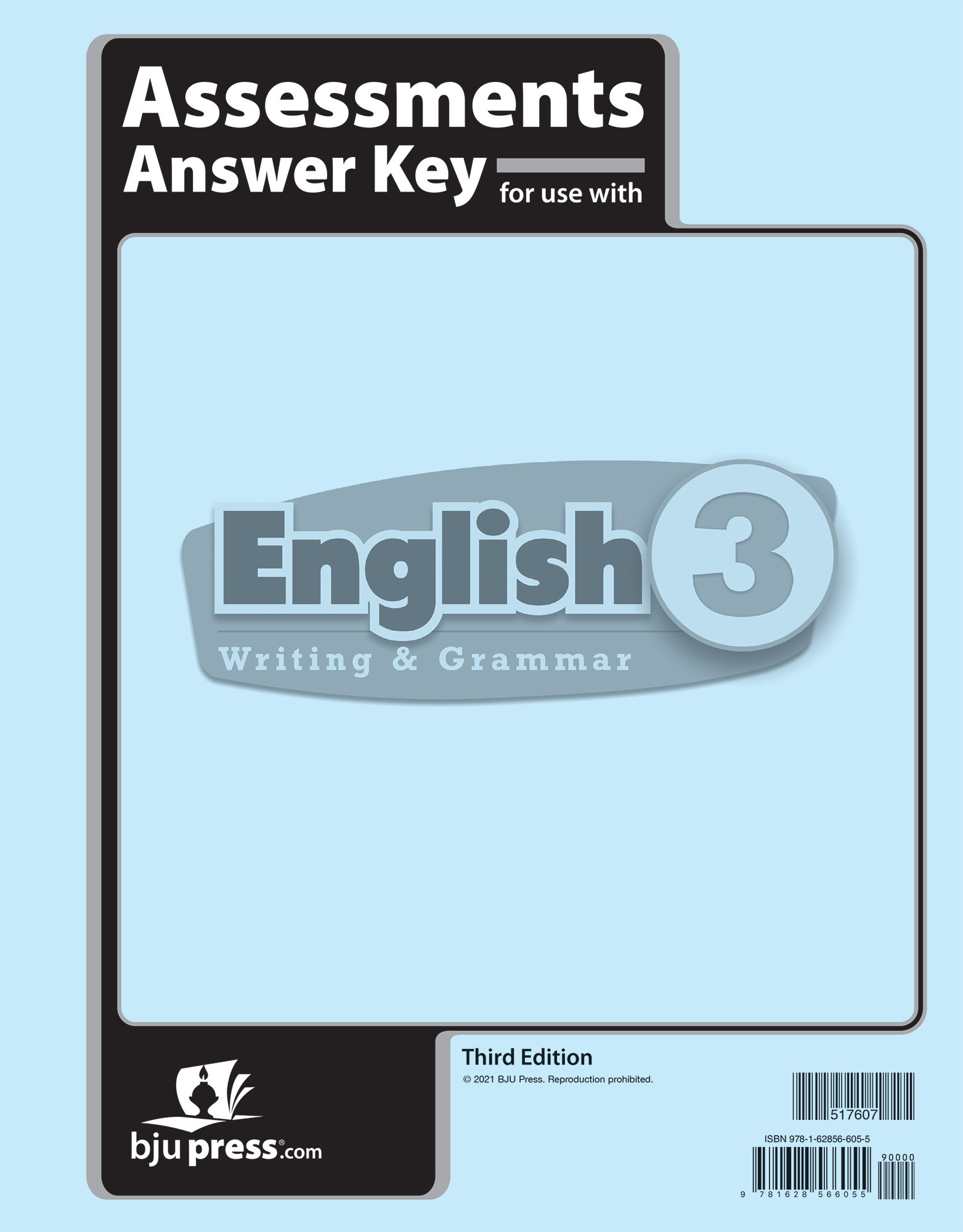 English 3 Assessments Answer Key, 3rd ed. | BJU Press Homeschool