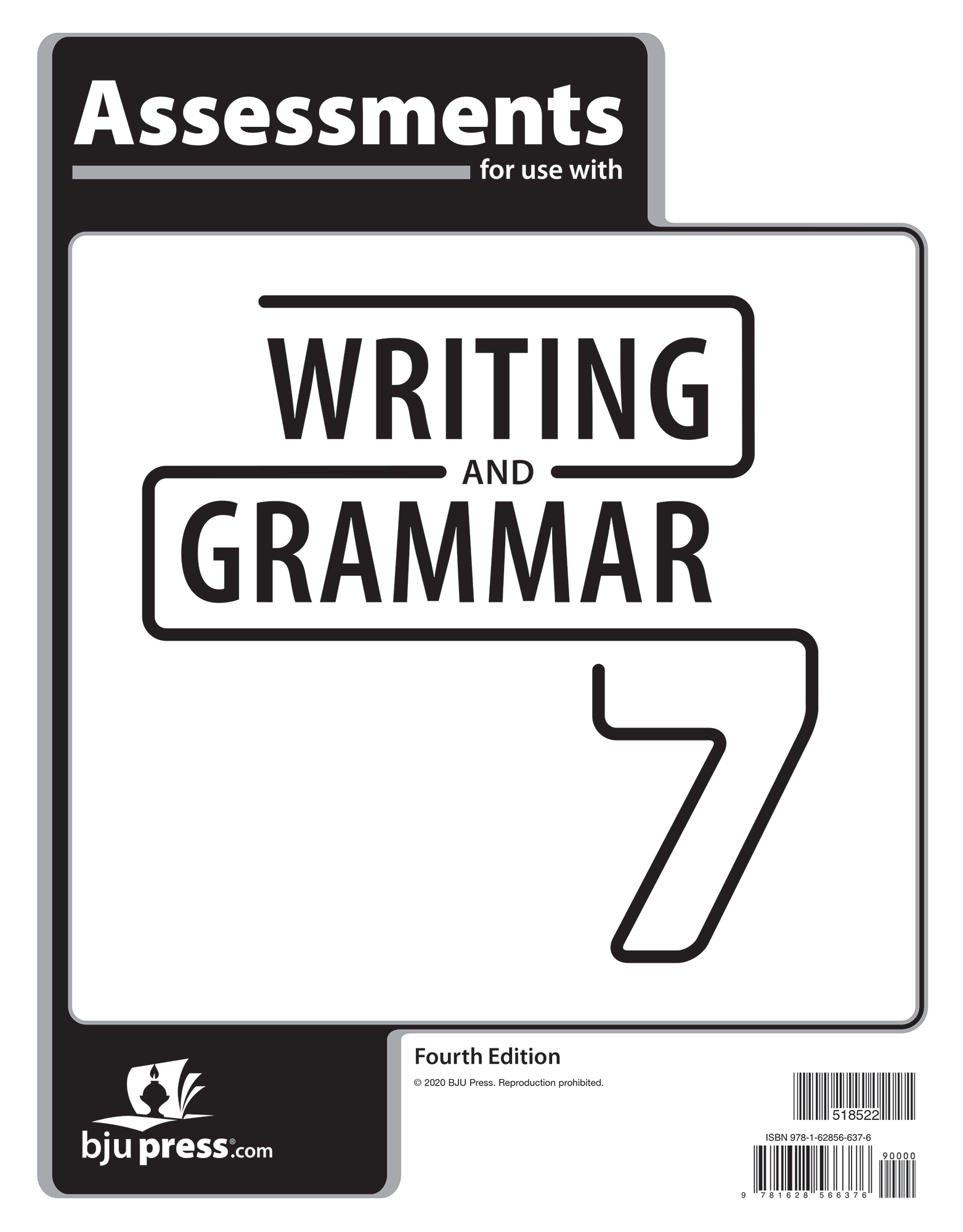 Writing & Grammar 7 Assessments, 4th ed. | BJU Press