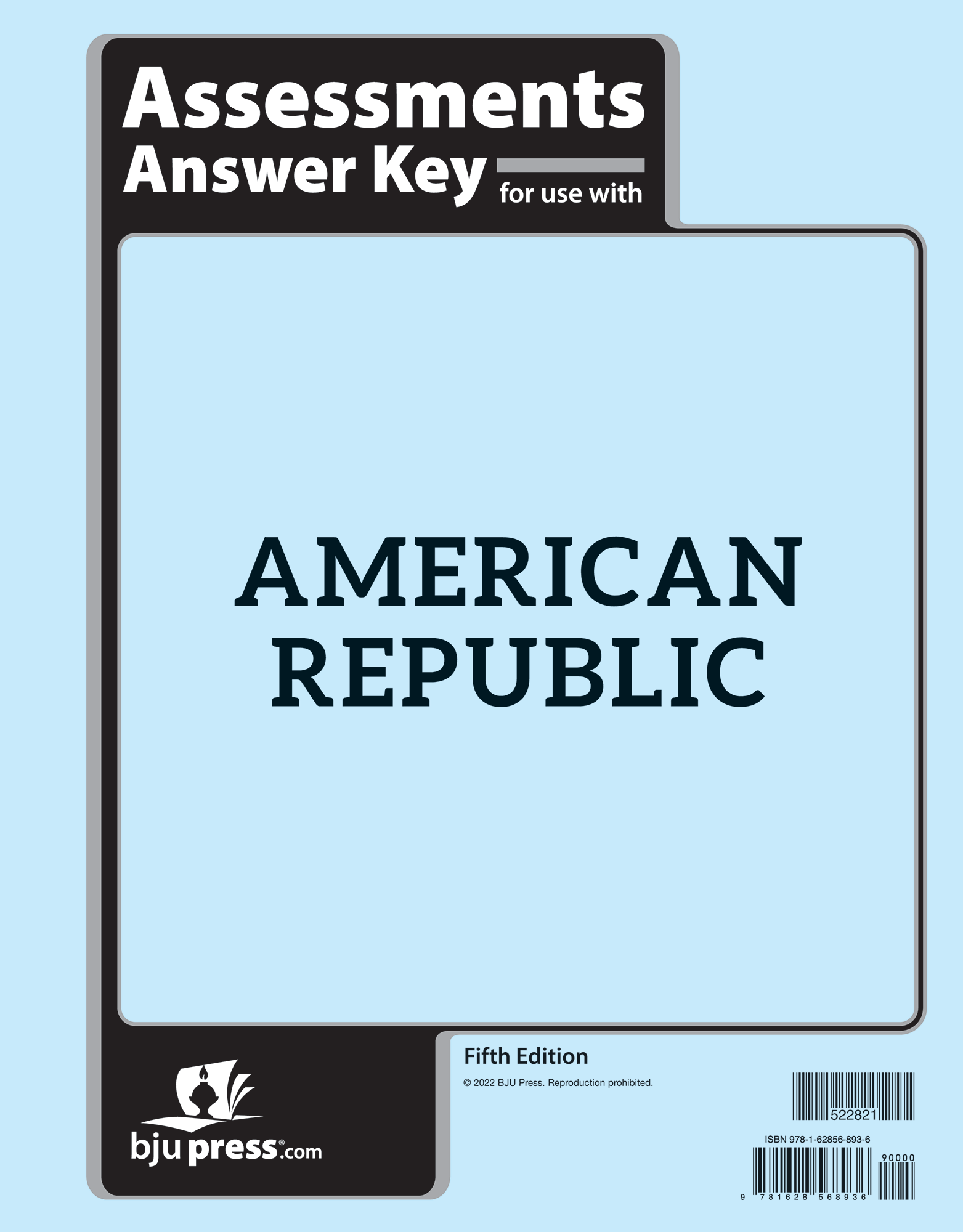 American Republic Assessments Answer Key, 5th ed. | BJU Press