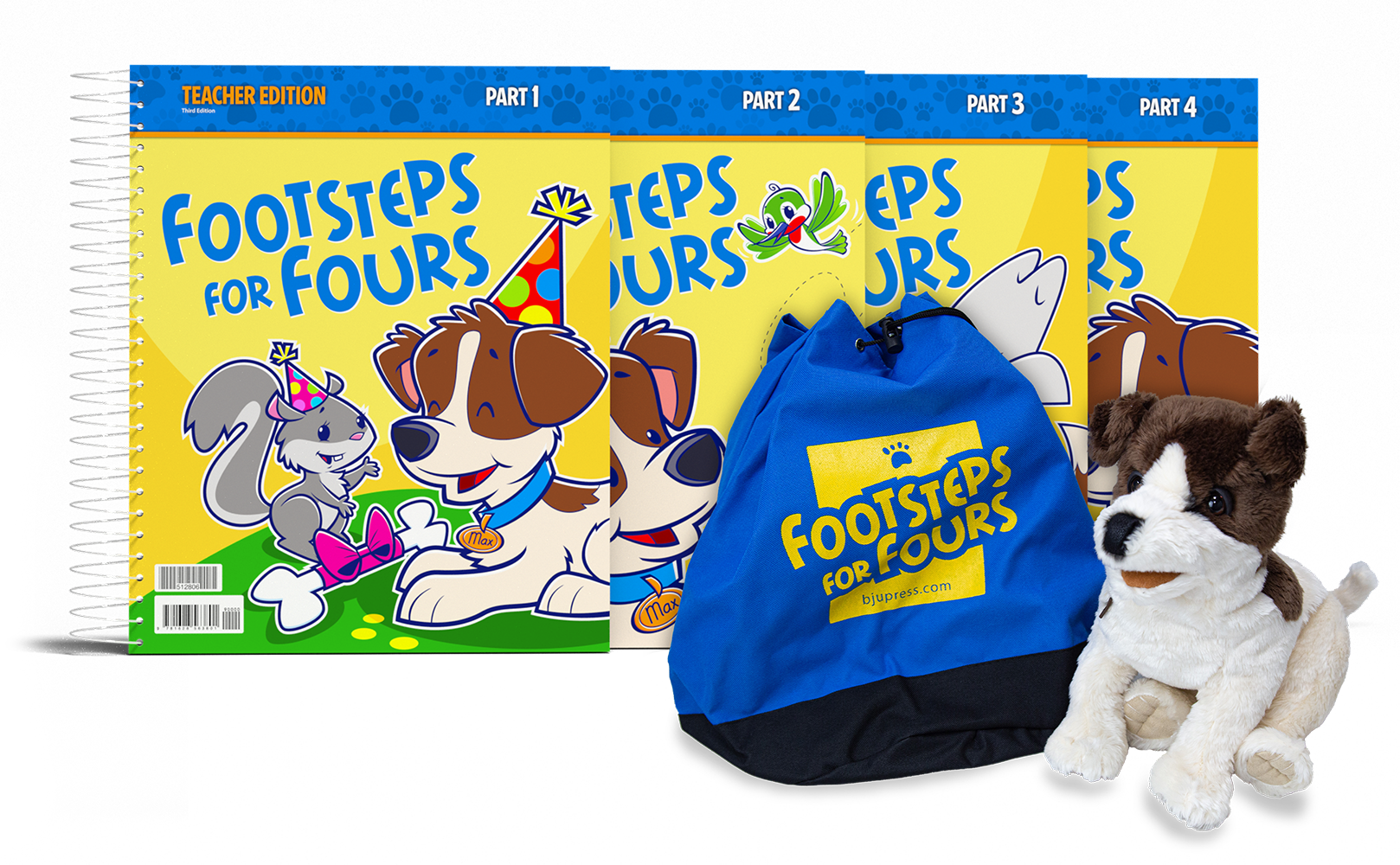 Footsteps for Fours Teacher Edition w/ Hand Puppet, 3rd ed. | BJU Press ...