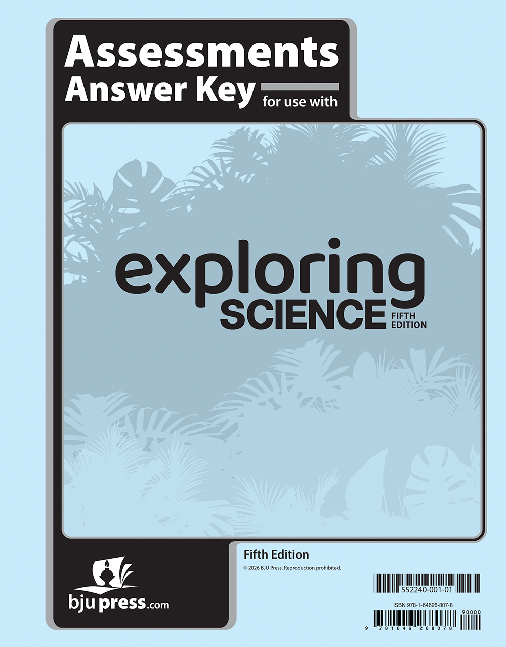 Exploring Science Assessments Answer Key, 5th ed. | BJU Press