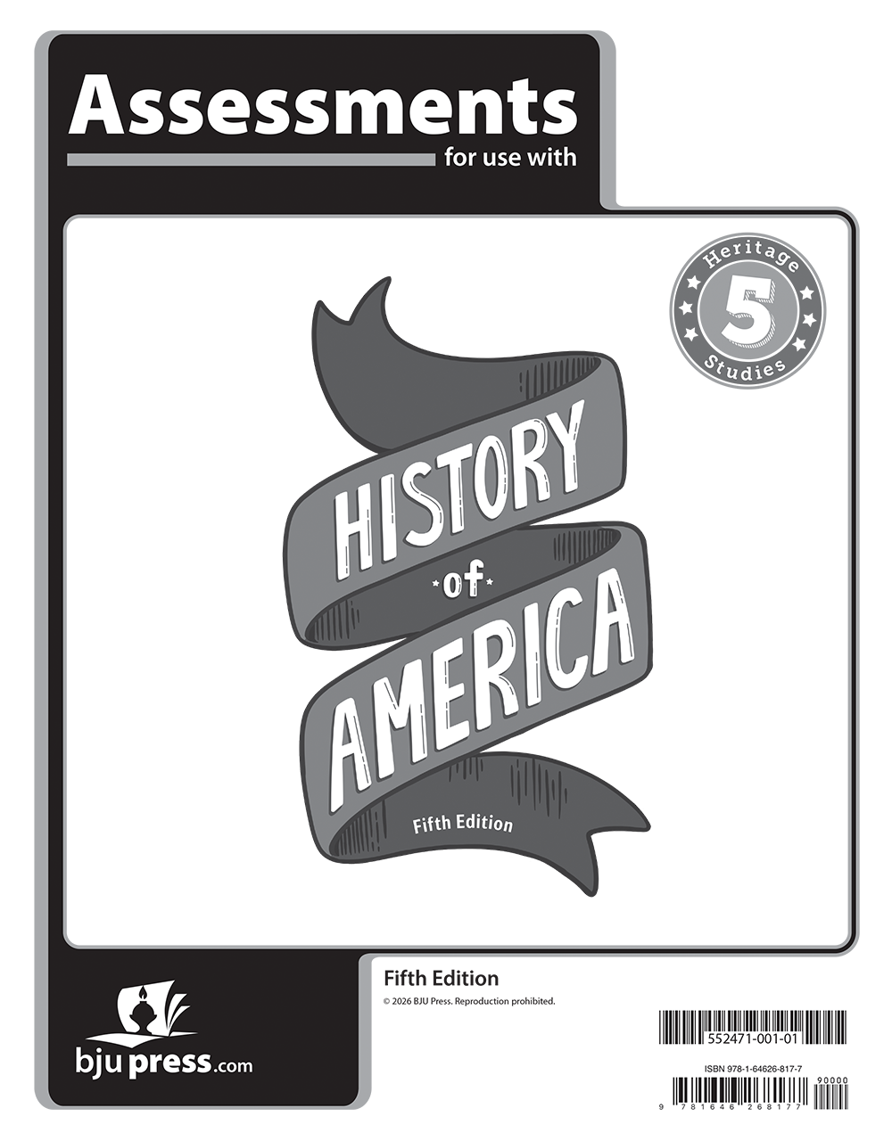 Heritage Studies 5 Assessments, 5th ed. | BJU Press