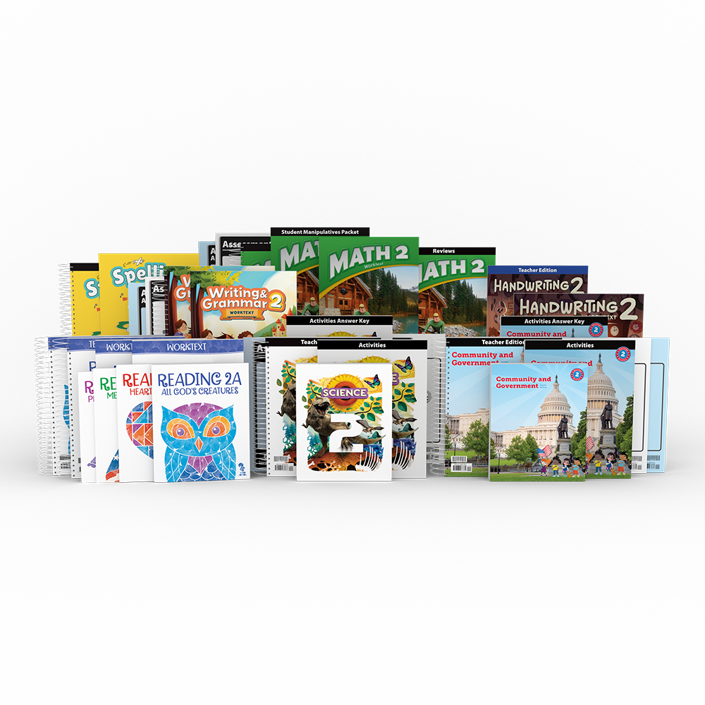Grade 2 Complete Grade Textbook Kit | BJU Press Homeschool