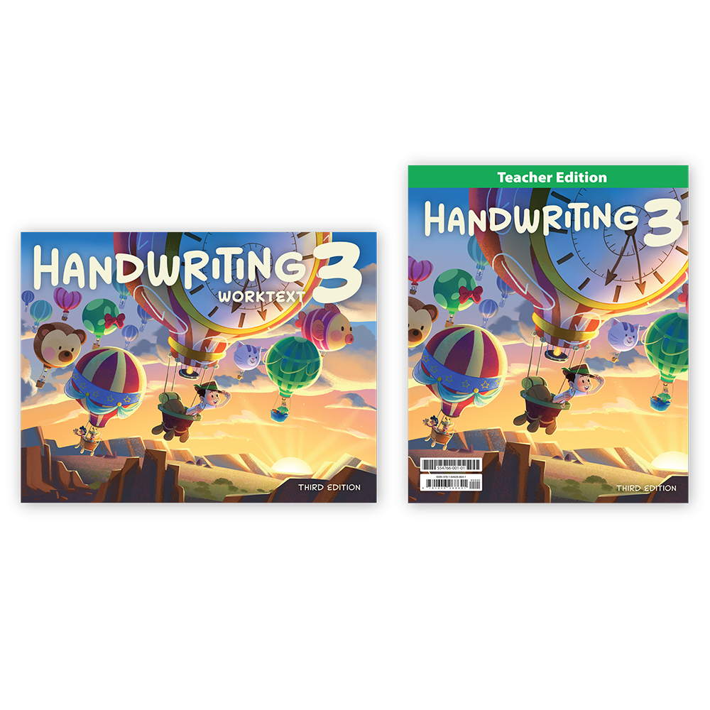 Handwriting 3 Subject Textbook Kit, 3rd ed. | BJU Press Homeschool