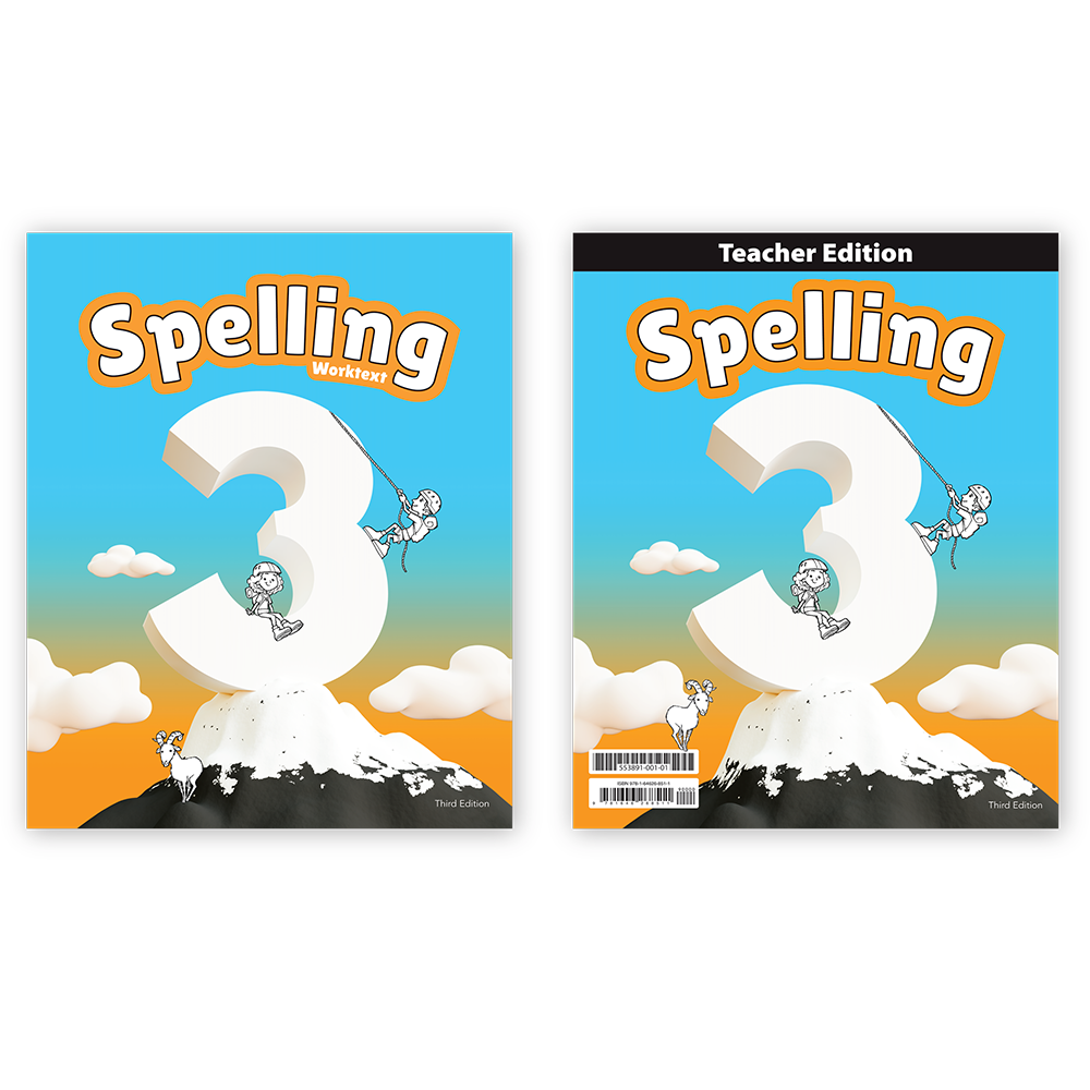 Spelling 3 Subject Textbook Kit, 3rd ed. | BJU Press Homeschool