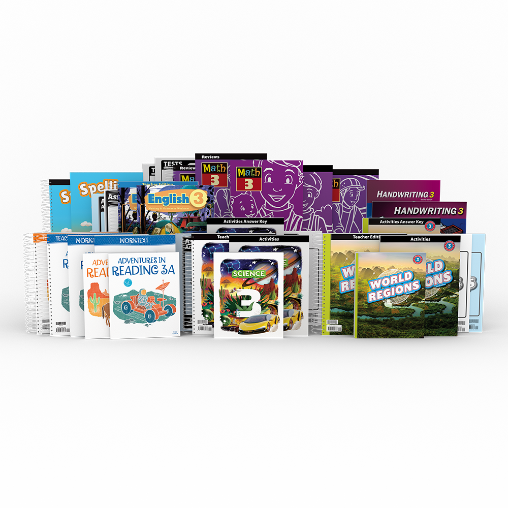 Grade 3 Complete Grade Textbook Kit | BJU Press Homeschool