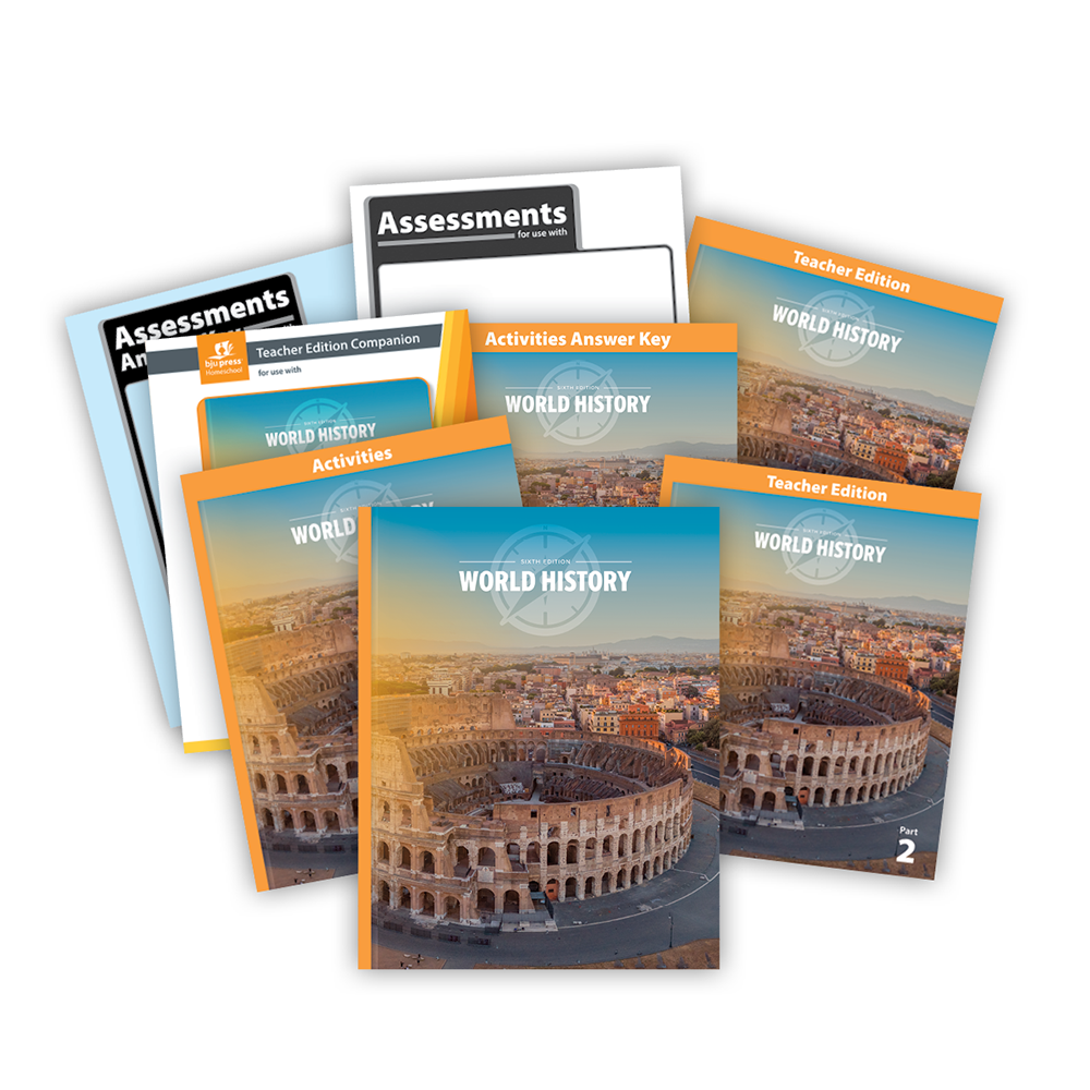World History Subject Textbook Kit, 6th ed. | BJU Press Homeschool